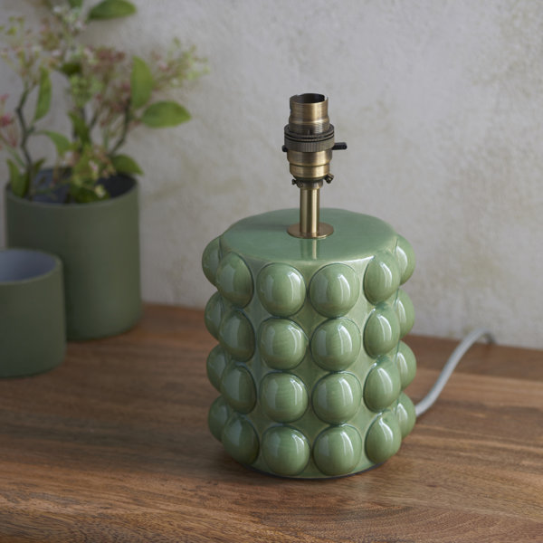 Heritage Hues Bobble Table light Base finished in Olive | Wayfair.co.uk
