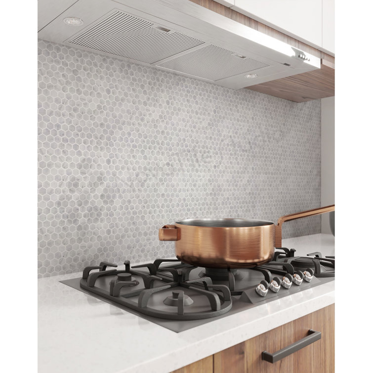 NovoTileStudio Portofino 1'' W x 1'' L Backsplash Marble Tile Mosaic ...