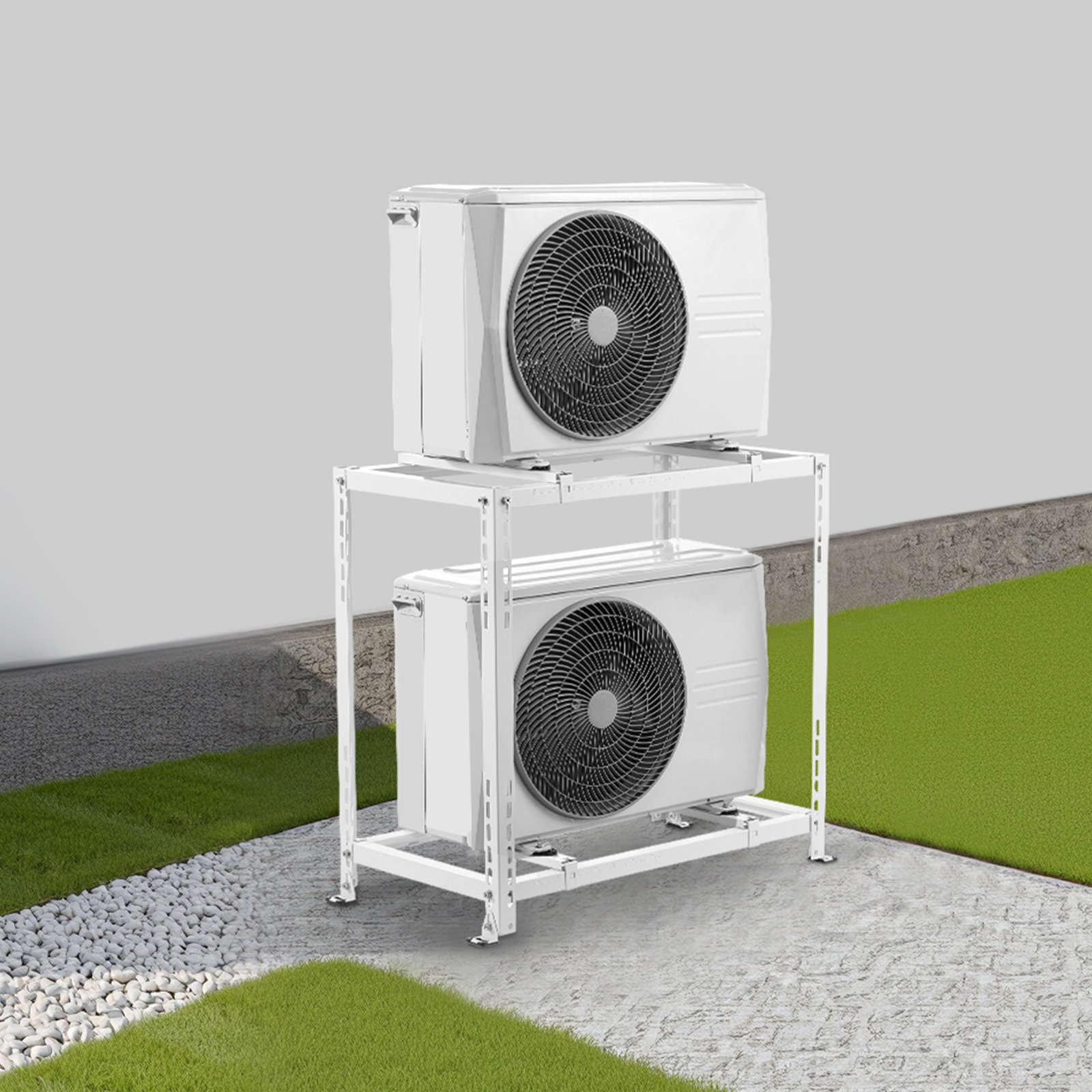 Stellweilan Tessberg Mini Split Ground Stand for 9000-18000 BTU Heat ...