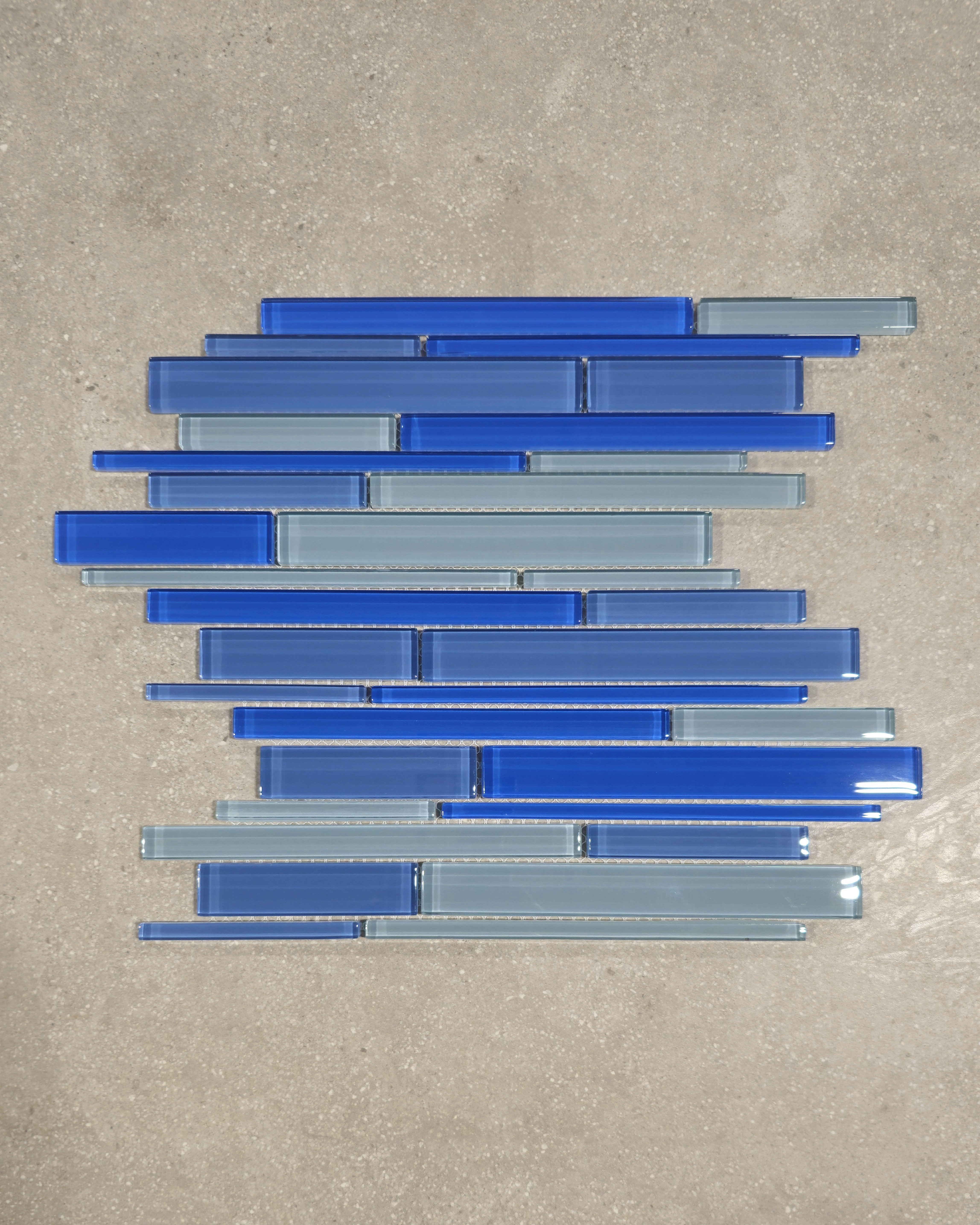 Balance Flooring Shanghai Blue Glass Mosaic - Wayfair Canada