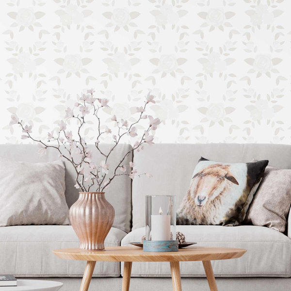 Winston Porter Daysia Peel & Stick Floral Roll | Wayfair