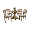 Laurel Foundry Modern Farmhouse® Ebbert 4 - Person Dining Set,Round ...