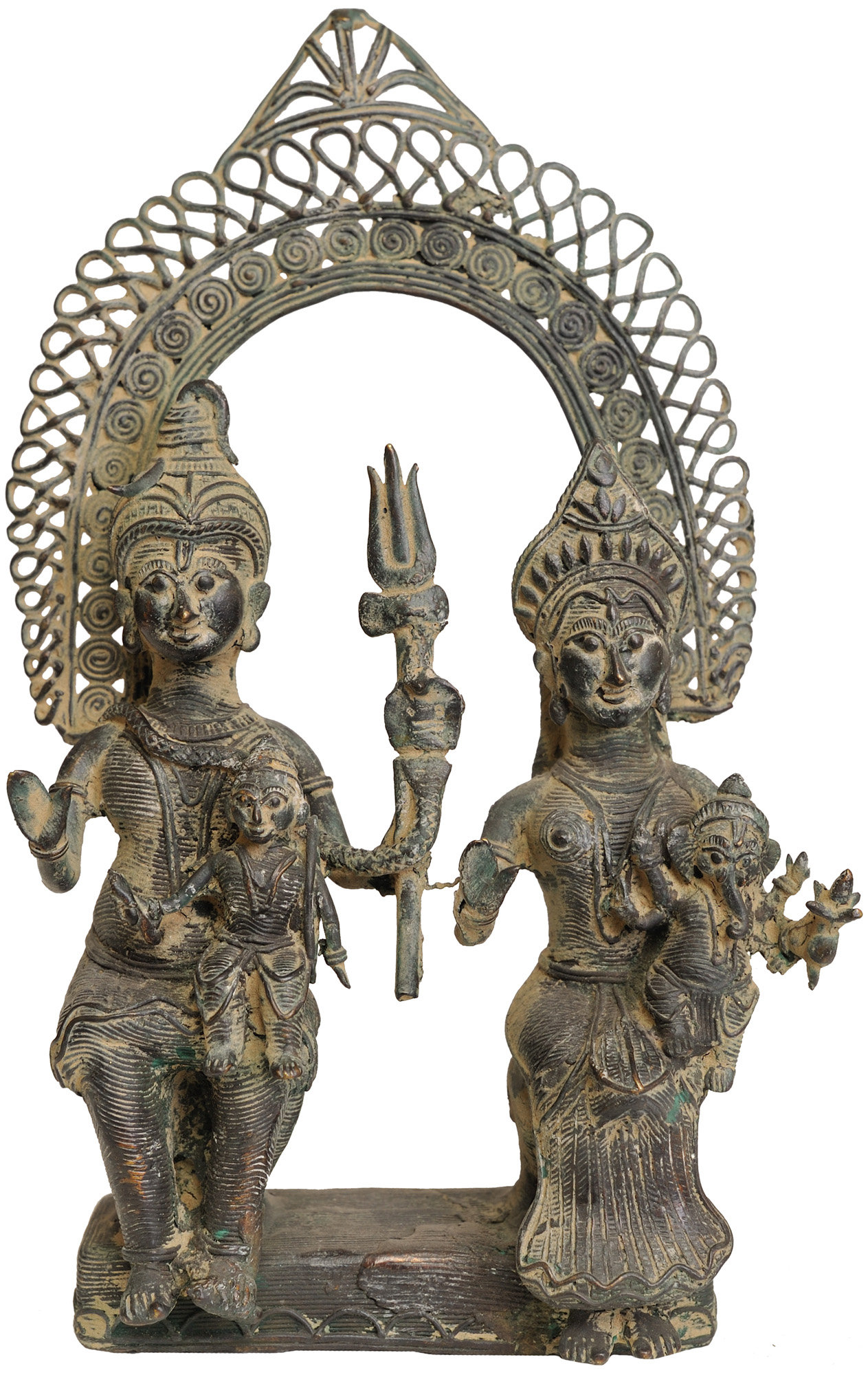 Bungalow Rose Shiva Parivar (Tribal Statue From Bastar) - Wayfair Canada