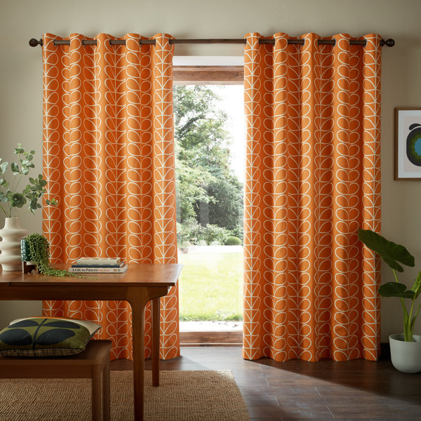 Orla Kiely Linear Stem Curtain | Wayfair.co.uk