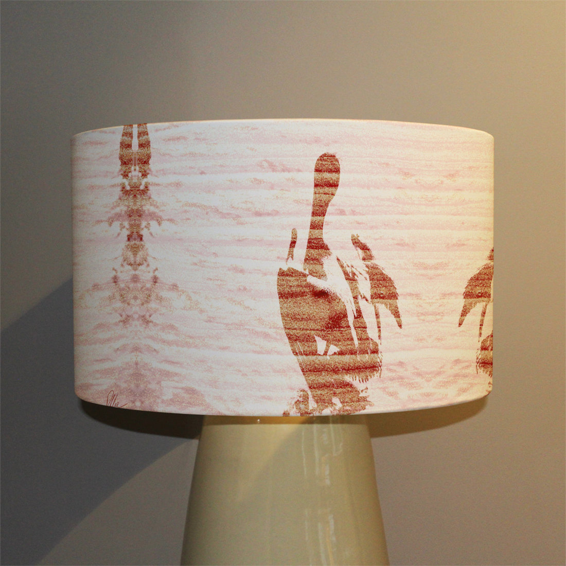 Ebern Designs Puffin Cotton Drum Lamp Shade | Wayfair.ie