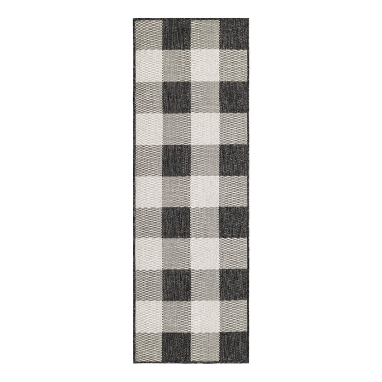 Gracie Oaks Tatasha Gingham Rug & Reviews | Wayfair