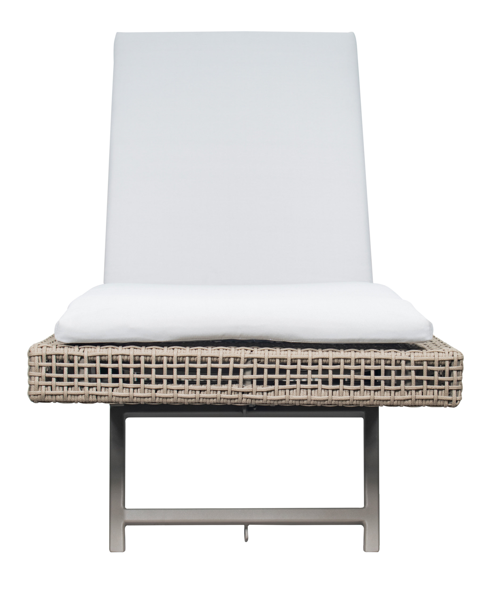 Seasonal Living Chaise longue inclinable longue avec coussin ...