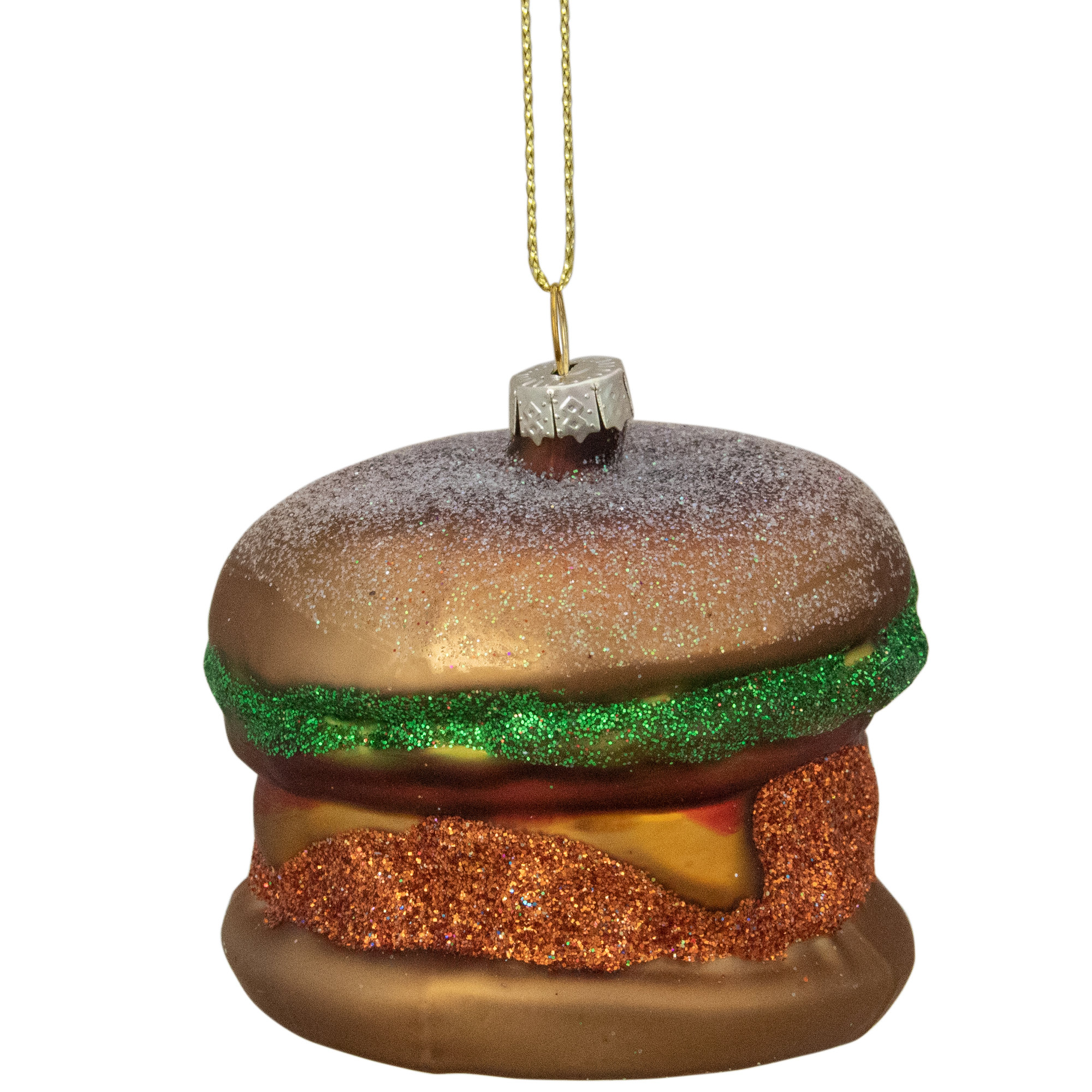 Northlight Seasonal 2.5" Juicy Golden Cheeseburger Hanging Glass ...