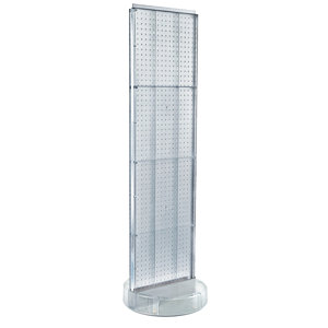 Azar Displays Two-Sided Pegboard Floor Display On a Revolving Round ...