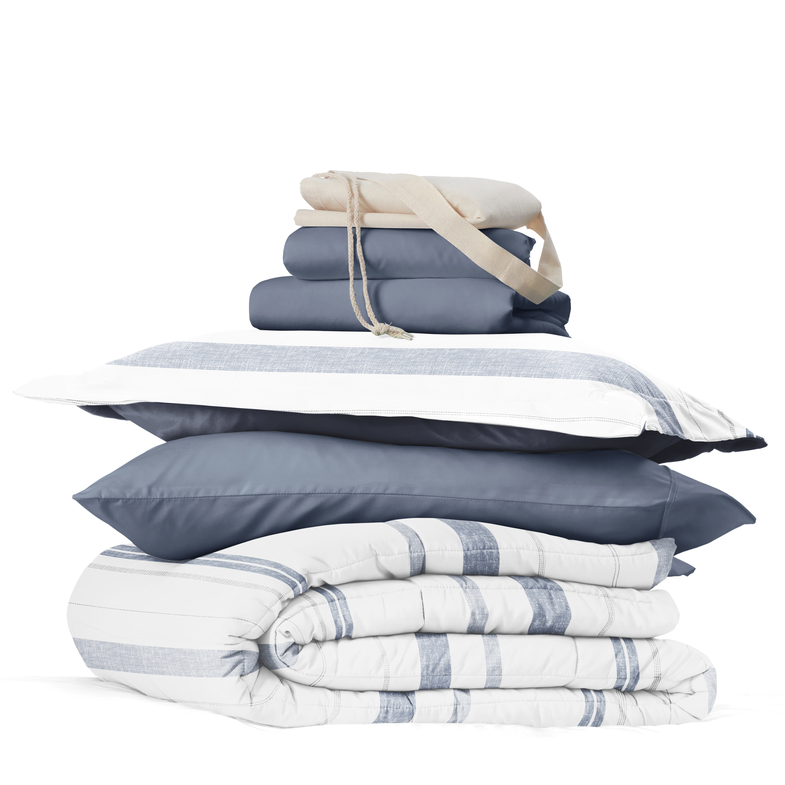 Becky Cameron 8-PC College Dorm Twin XL Bedding Bundle - Comforter Set ...