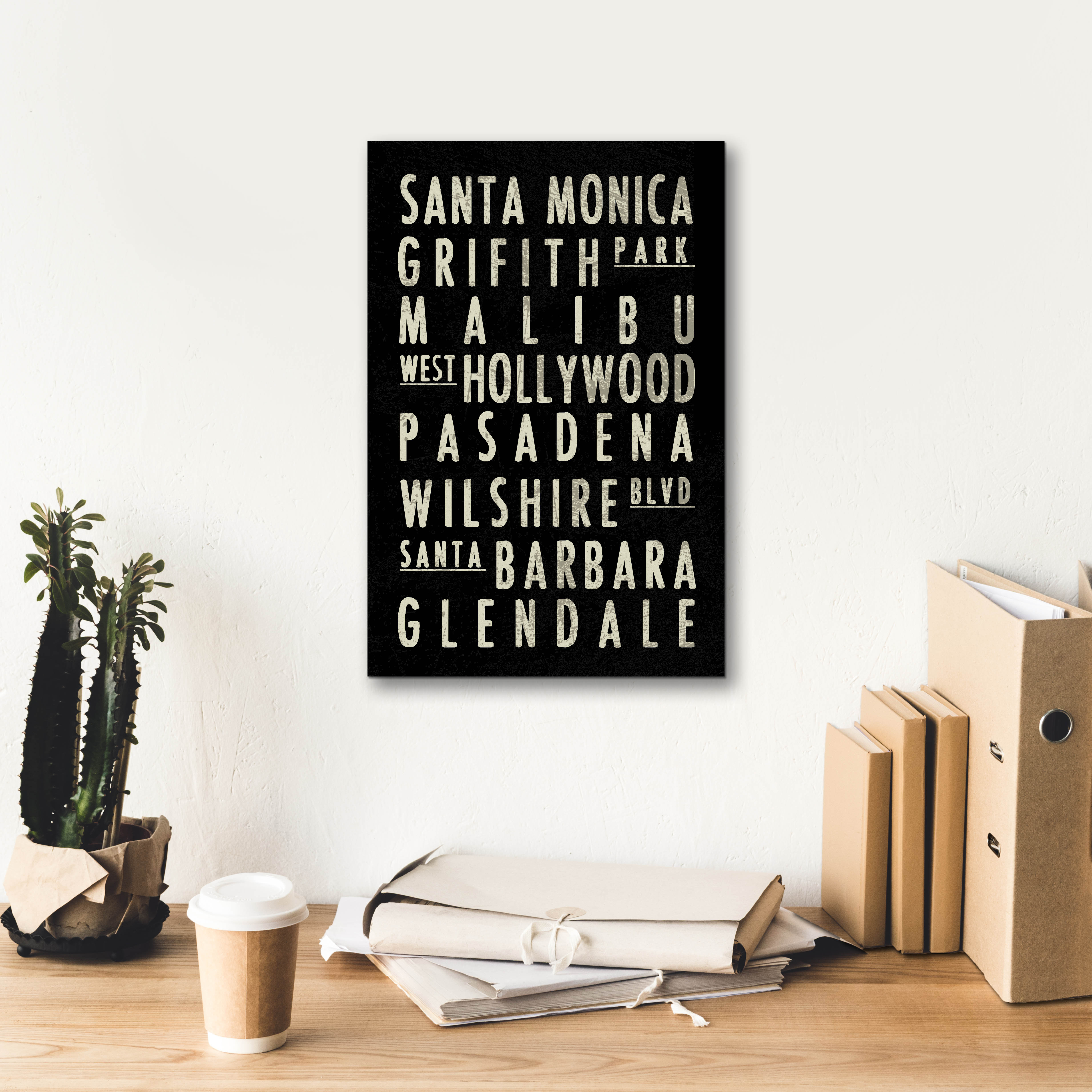 Trinx 'La' by Erin Clark Canvas Wall Art | Wayfair