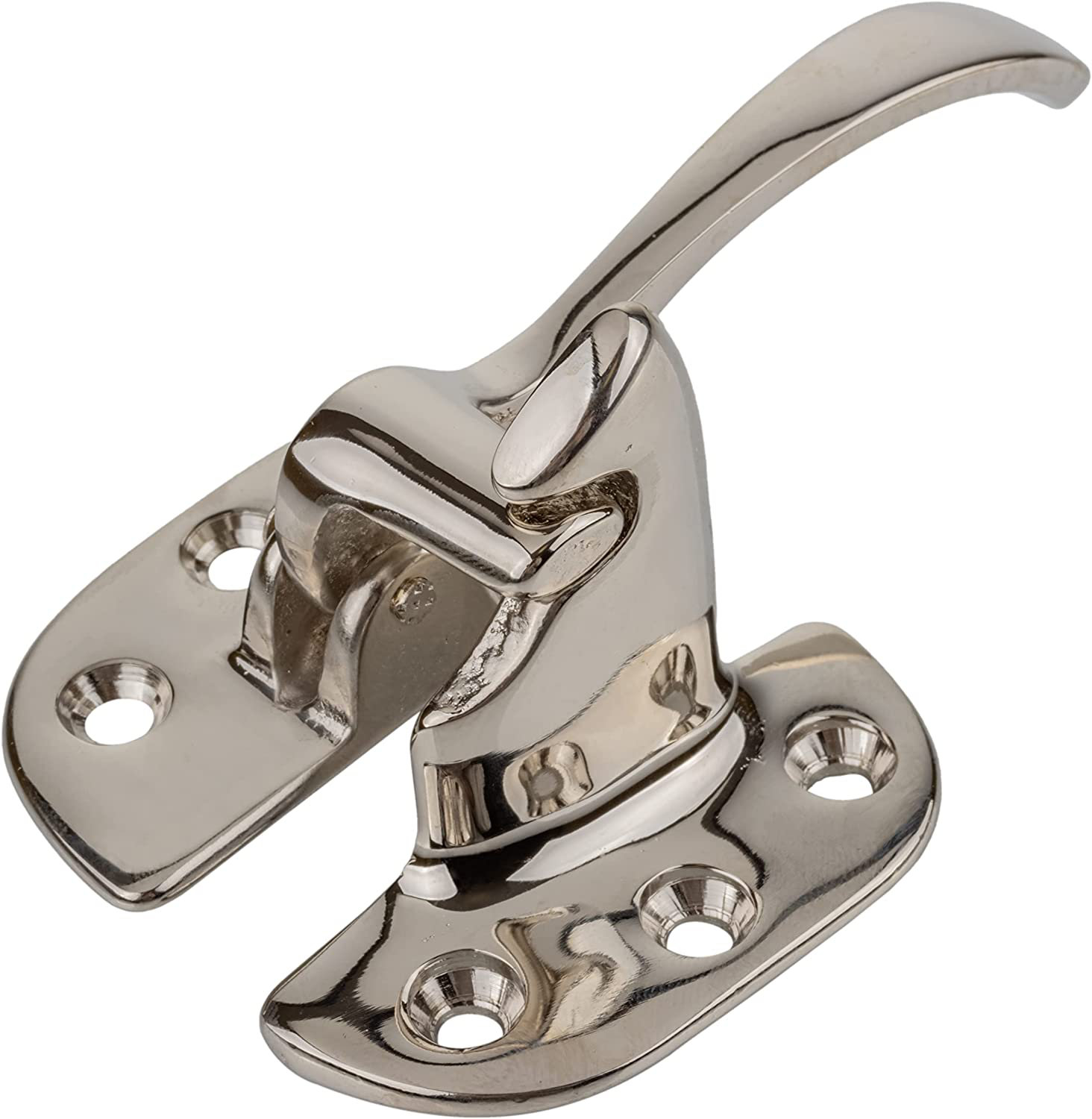 UNIQANTIQ HARDWARE SUPPLY Nickel Offset Right Ice Box Door Lever Latch ...