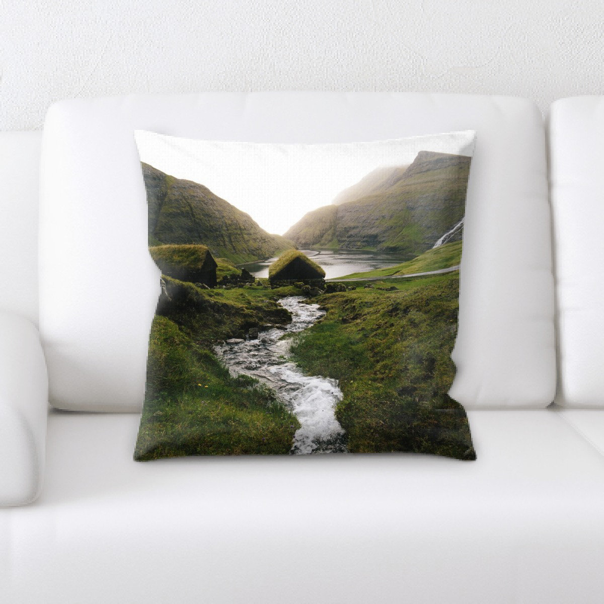 Rug Tycoon Waterfall Throw Pillow | Wayfair