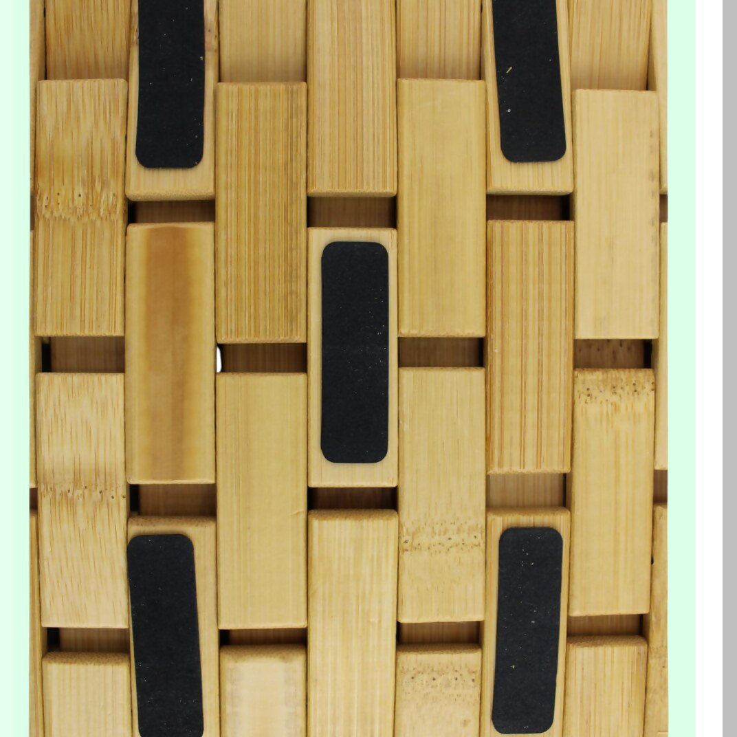 Corrigan Studio® EcoGrip Bamboo Waterproof Bath Mat - Non-Slip ...