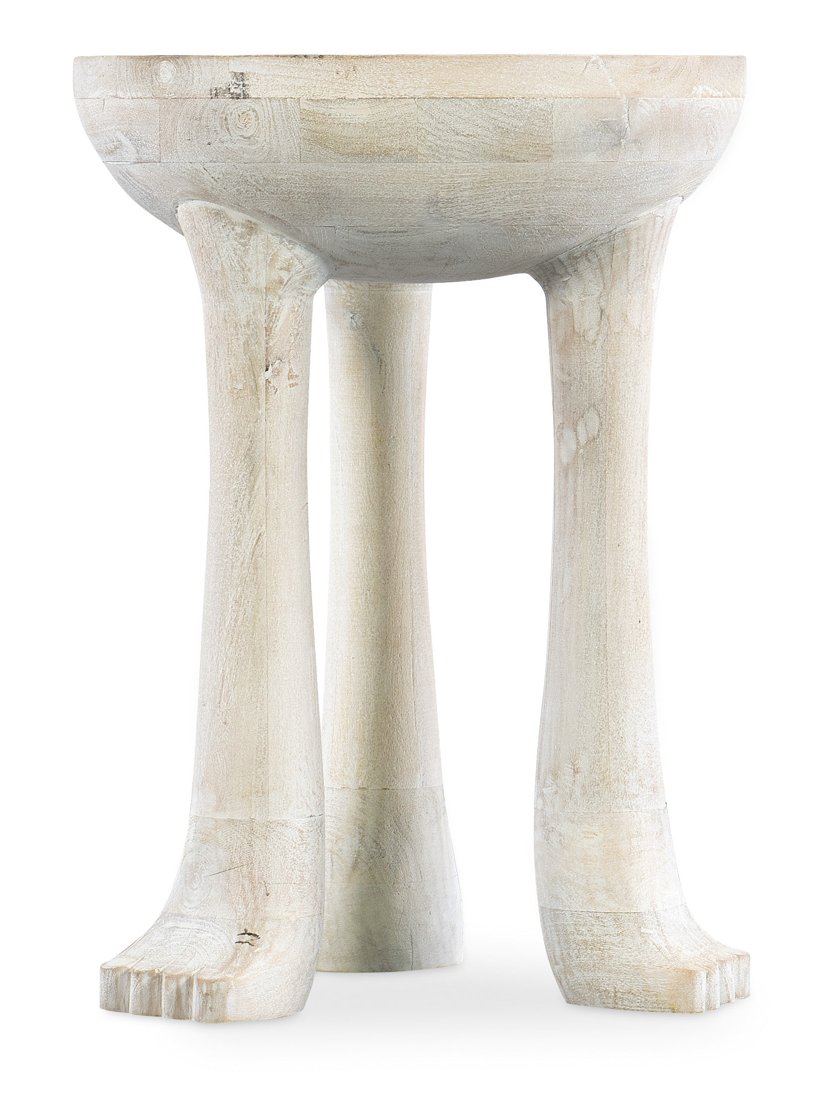 Hooker Furniture Commerce and Market Yeti Solid Wood 3 Legs End Table ...