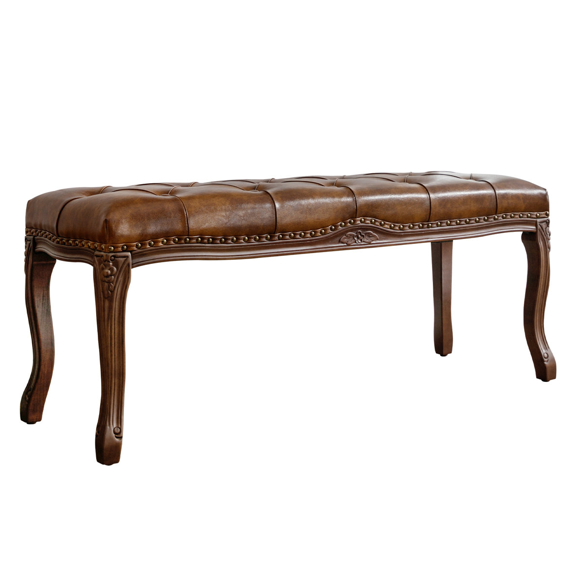 Lark Manor™ Arthurine Faux Leather Bench & Reviews | Wayfair