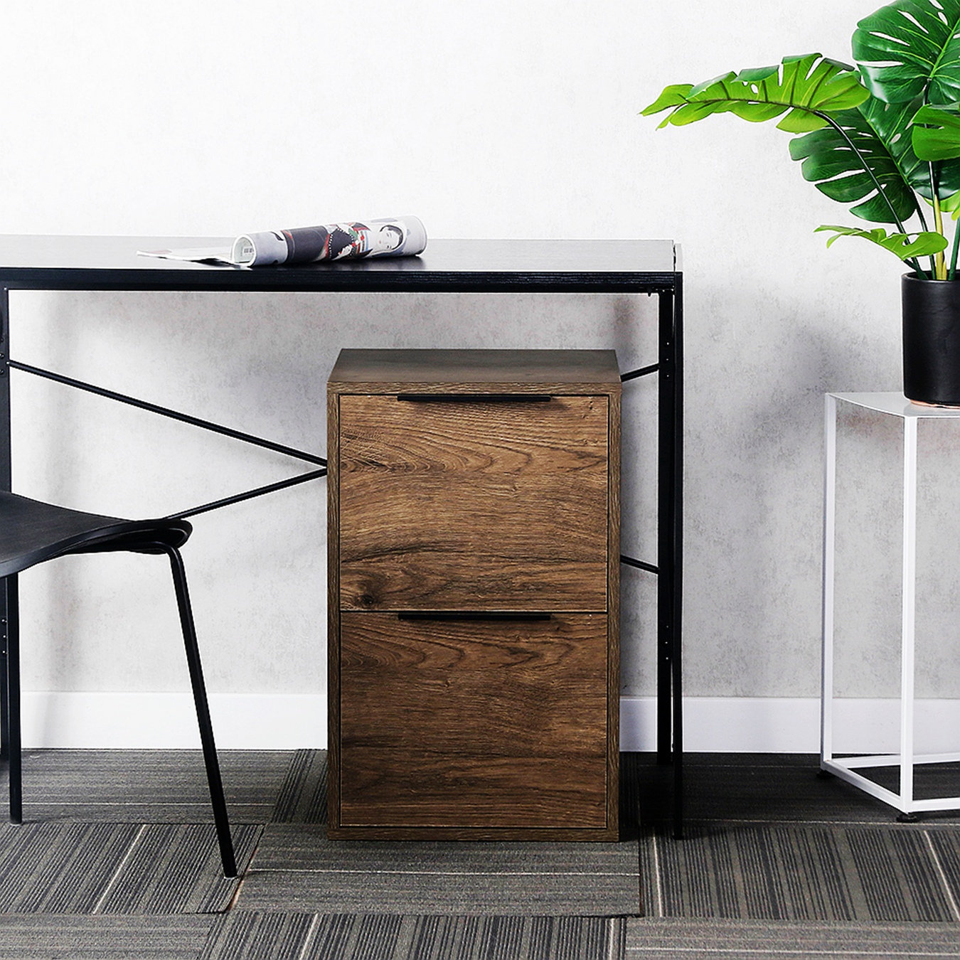Latitude Run® Lanty 2 Drawers File Cabinet ...