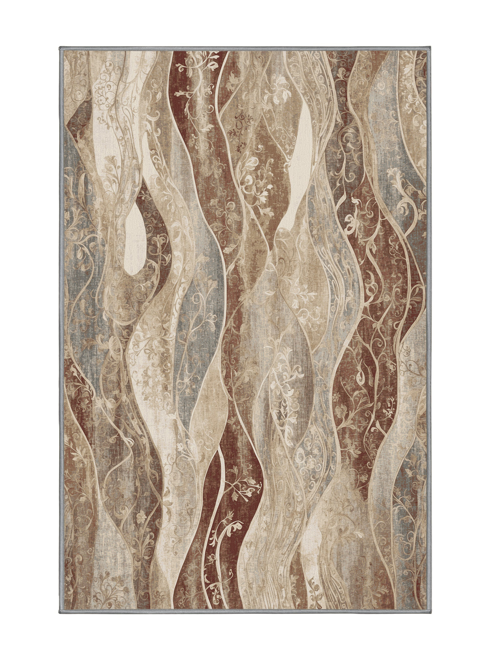 Wrought Studio™ Flowing Grace Rug | Wayfair