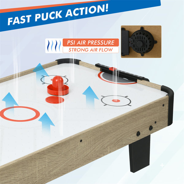 RayChee 36'' 2 -Player Table Top Air Hockey Table w/Powerful Air, 2 ...