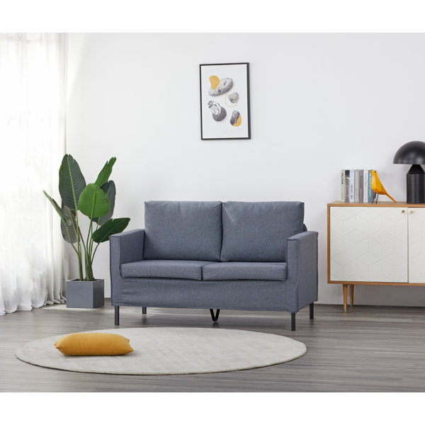 Ebern Designs Korday 53" Wide Upholstered Loveseat | Wayfair