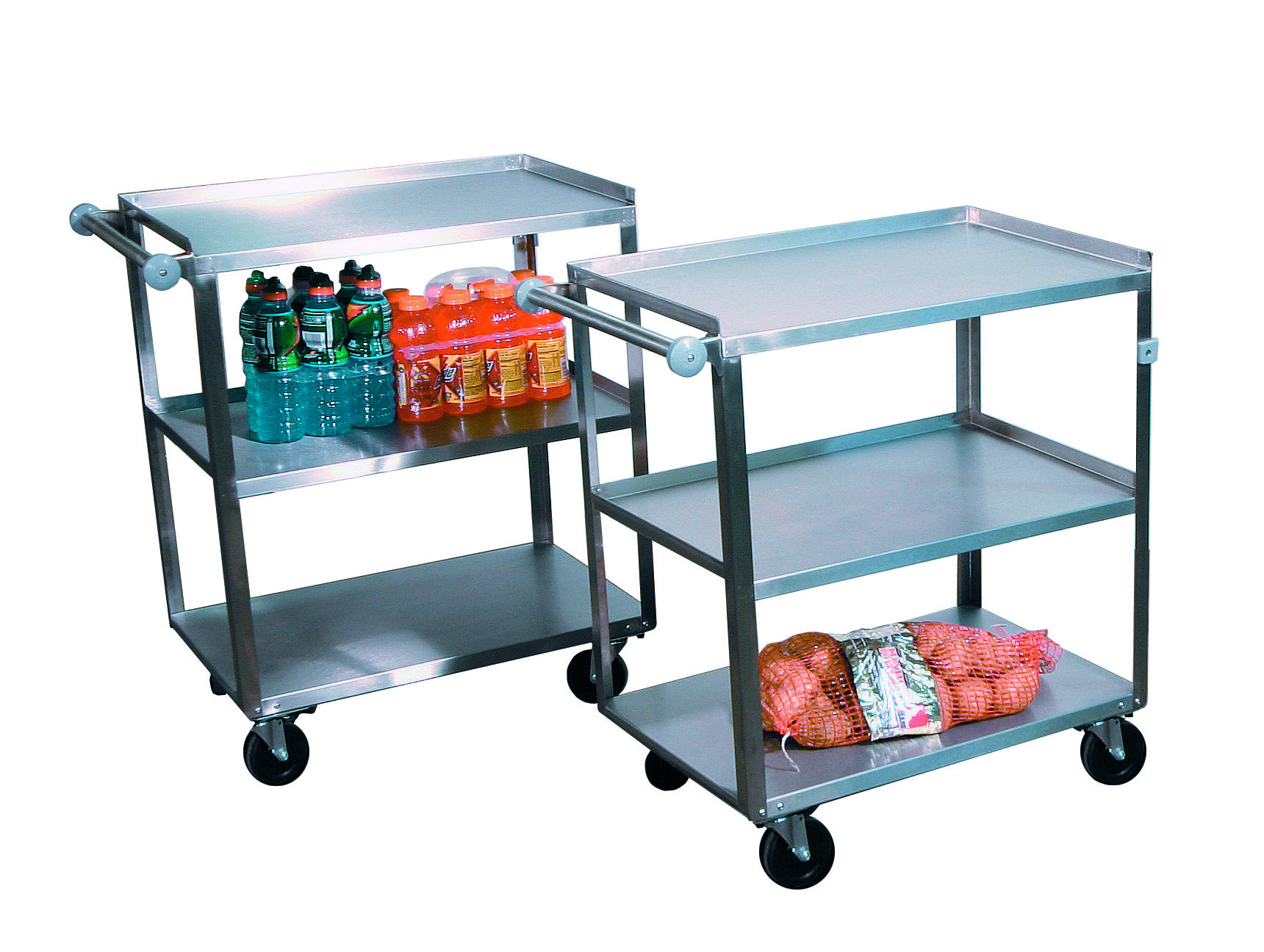 SPG Kelmax Stainless Utility Cart - 2 Tiers - 21 X 33 - Wayfair Canada