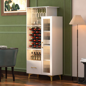 Willa Arlo Interiors Marisela 64'' Bar Cabinet & Reviews | Wayfair