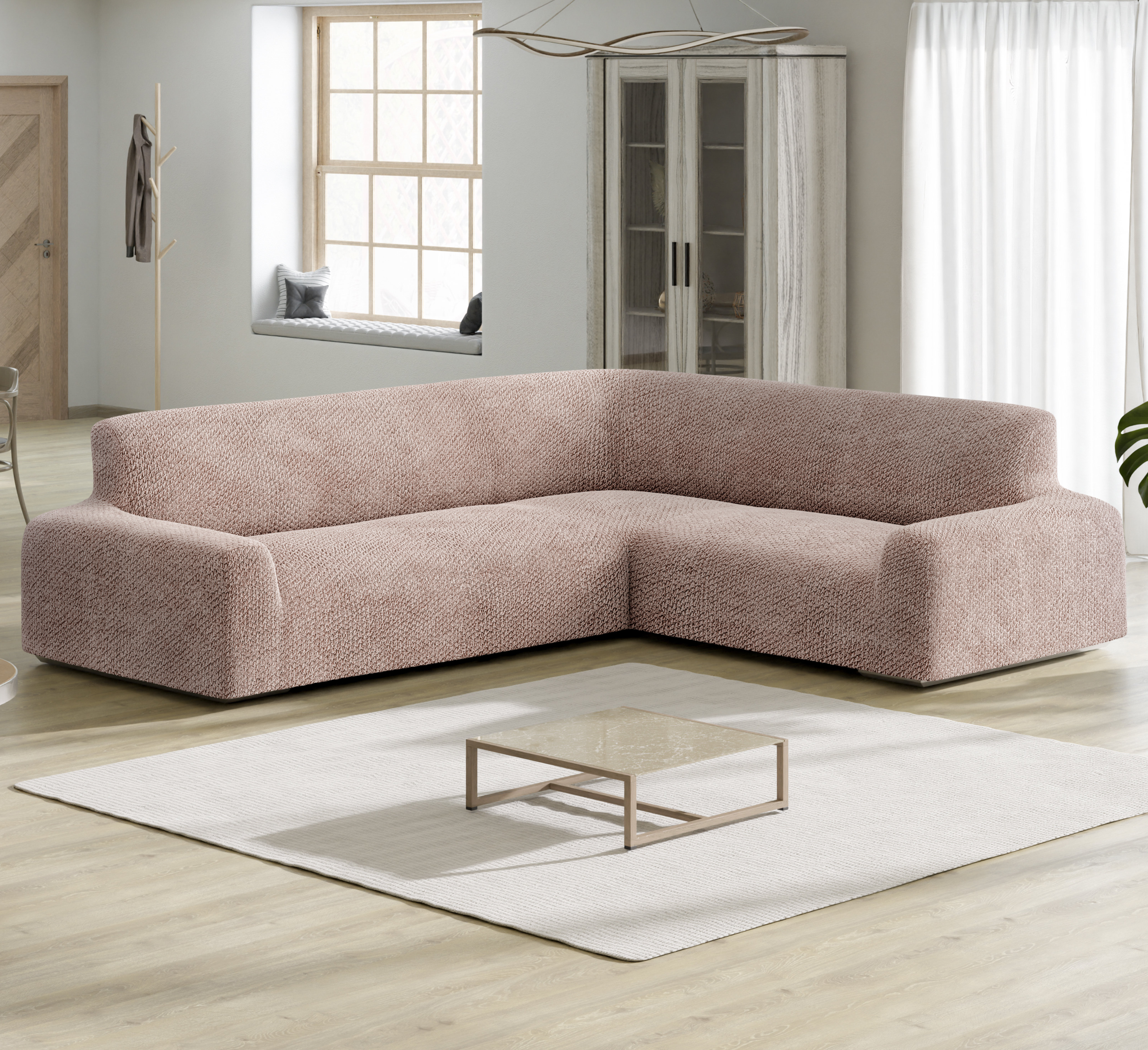 PAULATO by GA.I.CO. Stretchy Slipcover for Corner Sofa - Soft to Touch ...