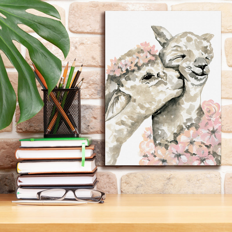 Epic Graffiti 'Spring Kiss' by Yvette St. Amant Canvas Wall Art | Wayfair