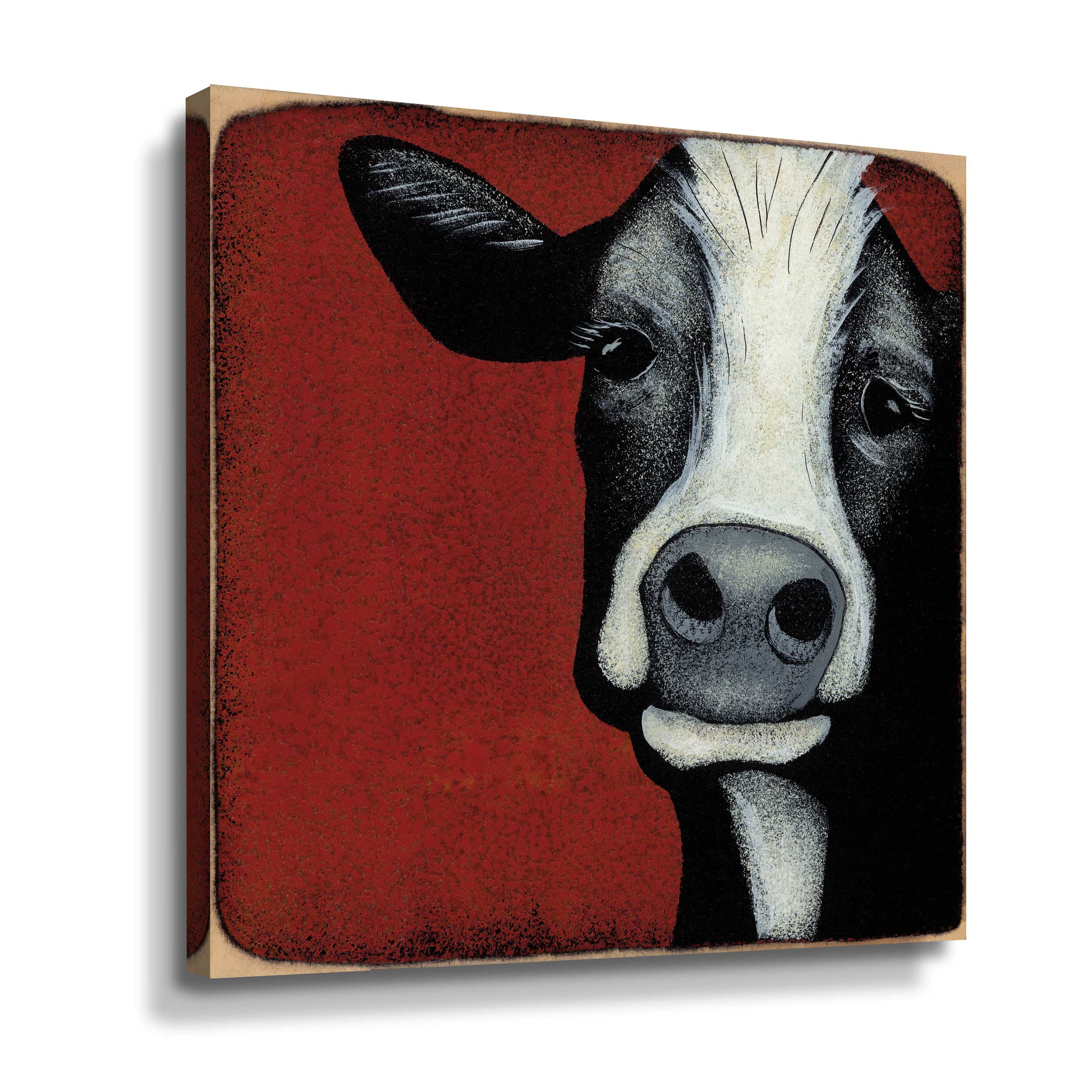 Rosalind Wheeler Ms Moo Gallery Wrapped Floater-Framed Canvas - Wayfair ...