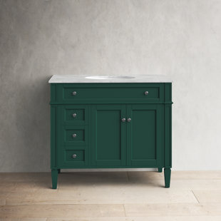 Green Bathroom Vanities You'll Love | Wayfair