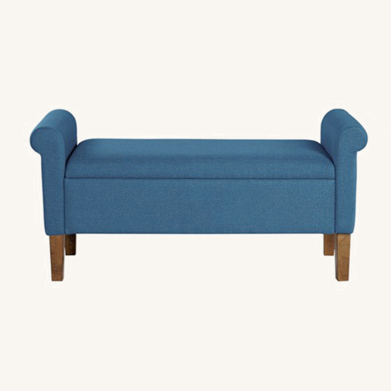 Red Barrel Studio® Stylish Upholstered Storage Bench With Rolled ...