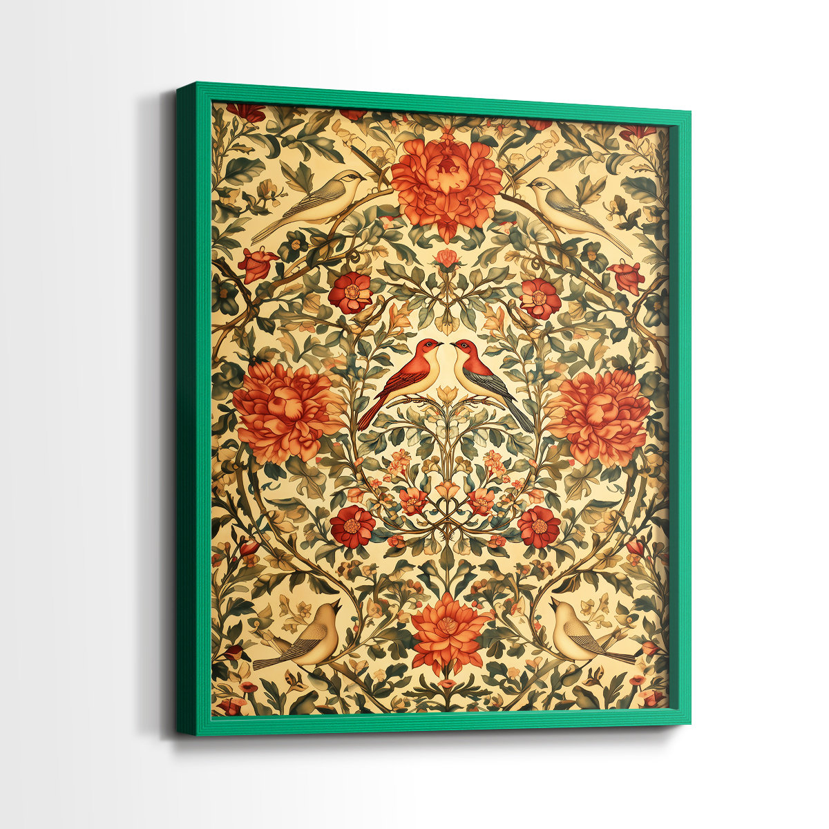 Winston Porter WM MORRIS Series CDLXVI -Premium Framed Print -Ready to ...