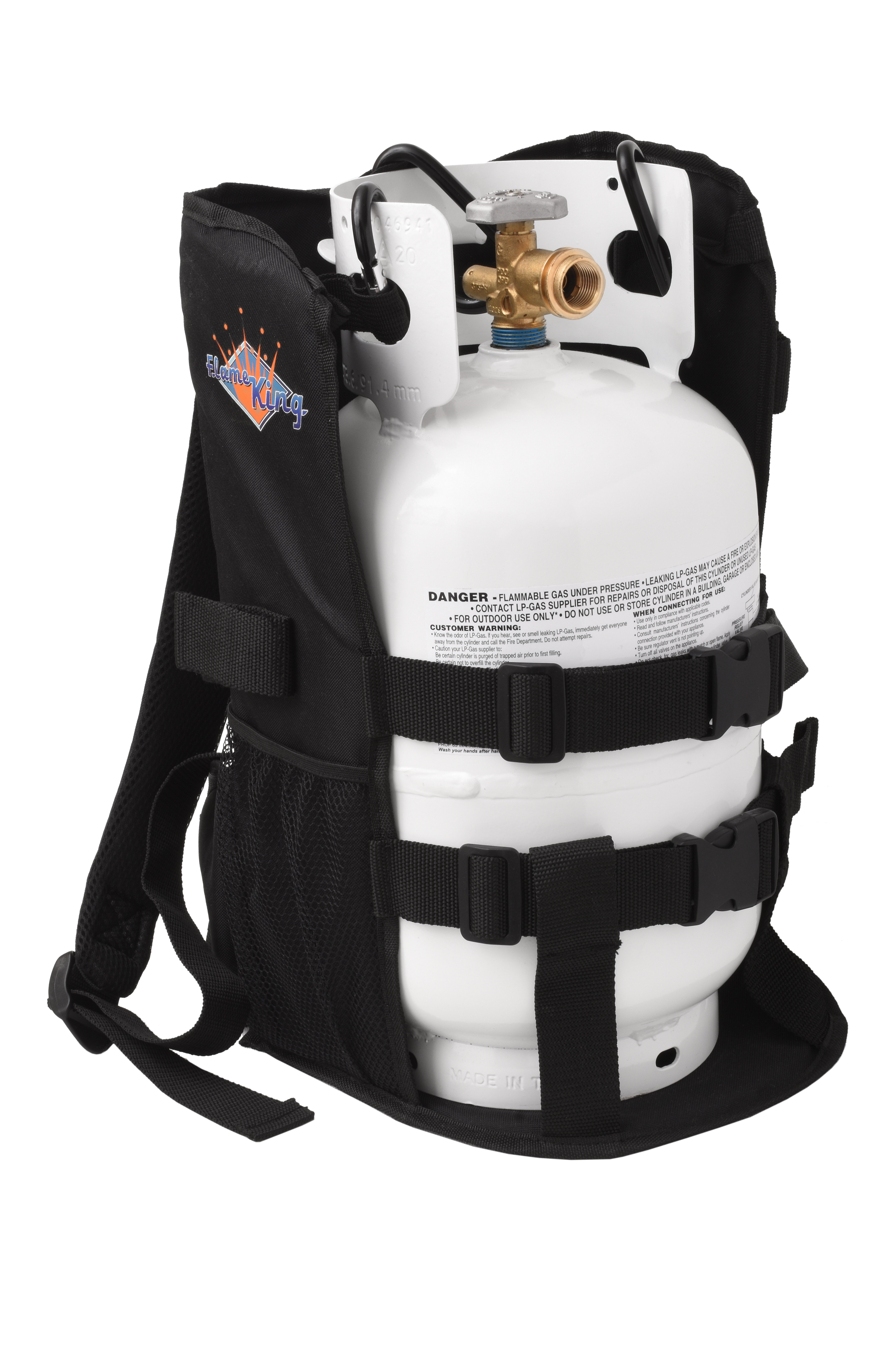 Flame King Propane Tank Backpack Carrier for 5LB or 10LB Cylinder and ...