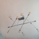 Corrigan Studio® Jovin Ikon 63" 8-Light Mid-Century Modern Arm ...