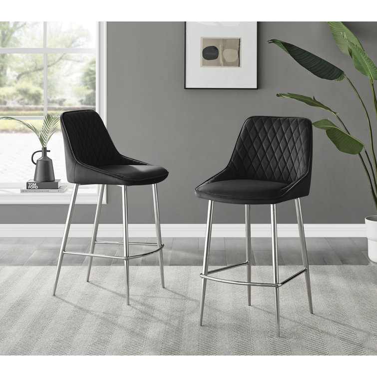 East Urban Home Jute Luxury Breakfast Bar Stool & Reviews | Wayfair