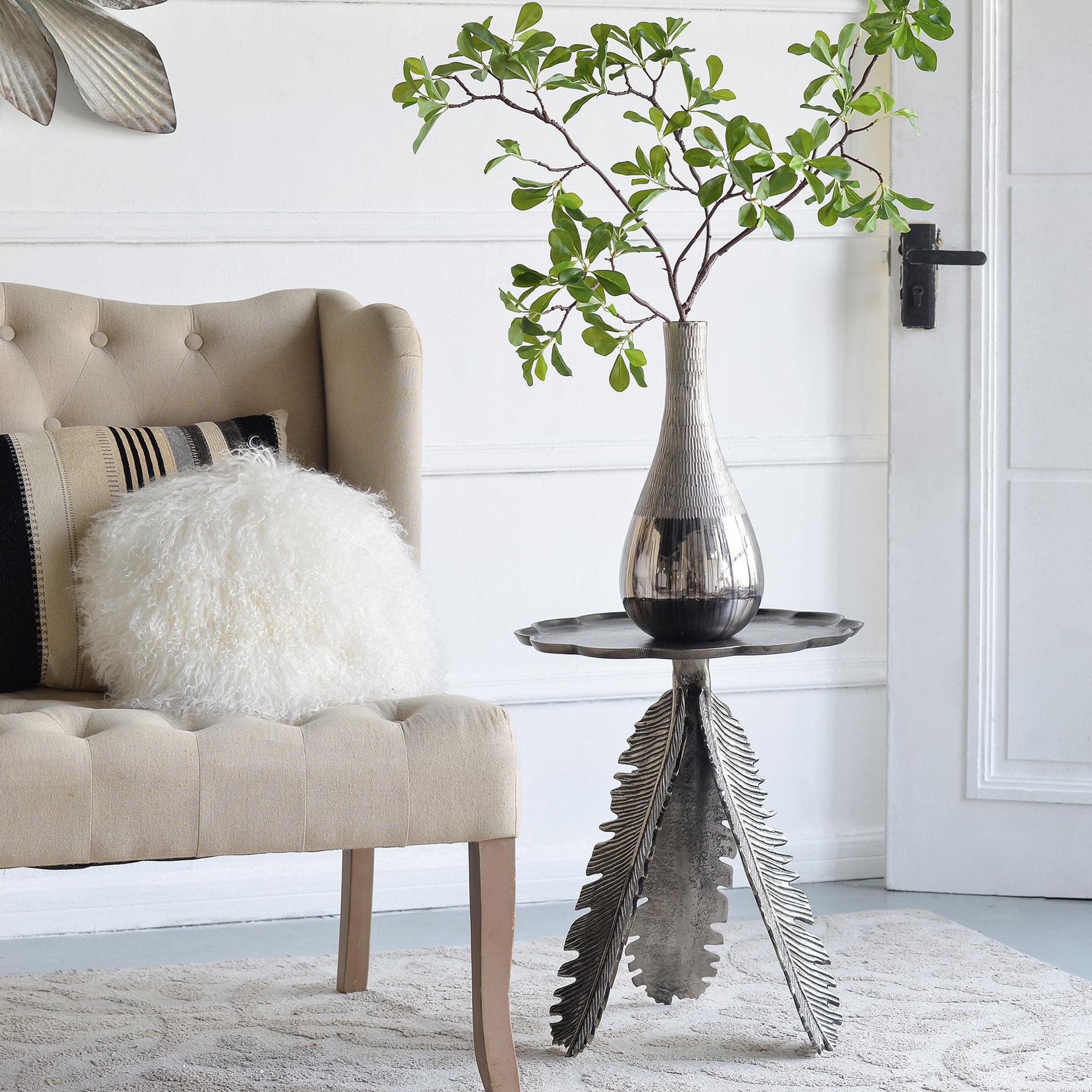 Williston Forge Leaf Side Table - Wayfair Canada