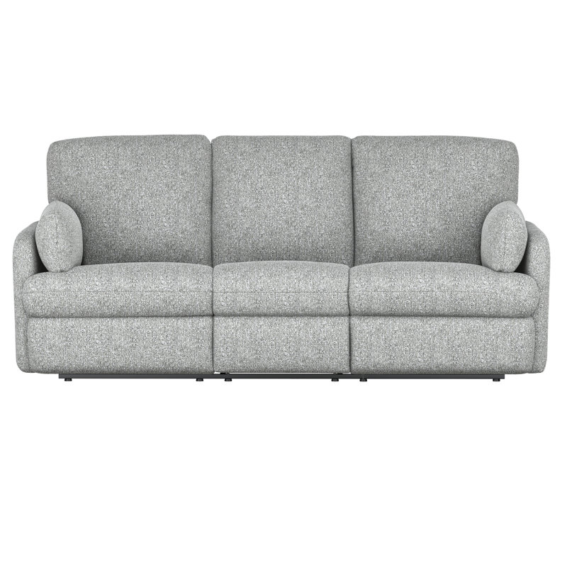 Latitude Run® Saxon Gray Power Recline Sofa | Wayfair