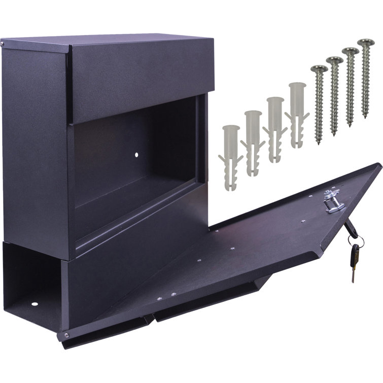 Latitude Run Amarra Metal Wall Mounted Post Box | Wayfair.co.uk