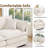 Latitude Run® Modular 102" L-Shaped 3-Seater Sectional Sofa With ...