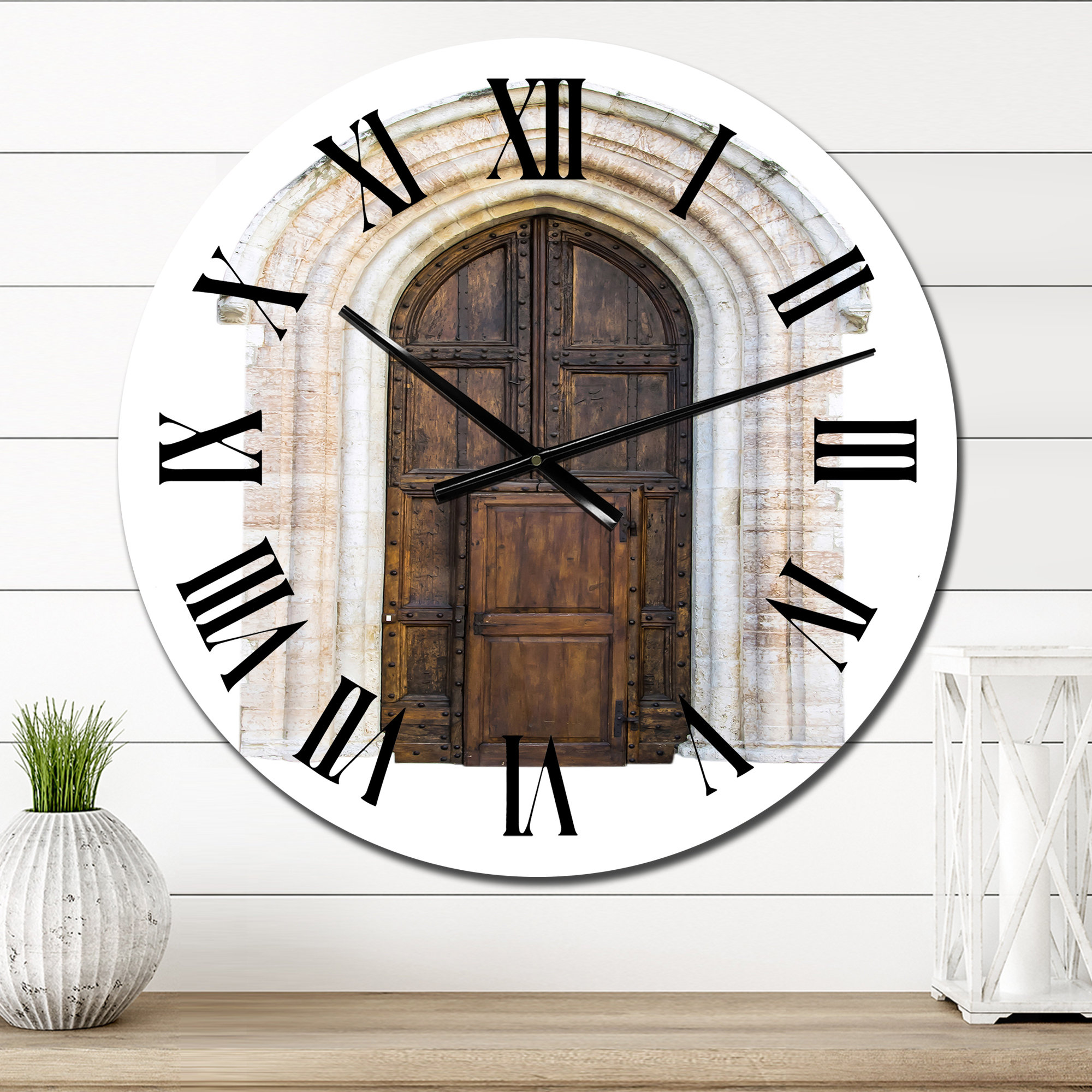 East Urban Home The Entrance Wooden Door Of Old Italian House I ...