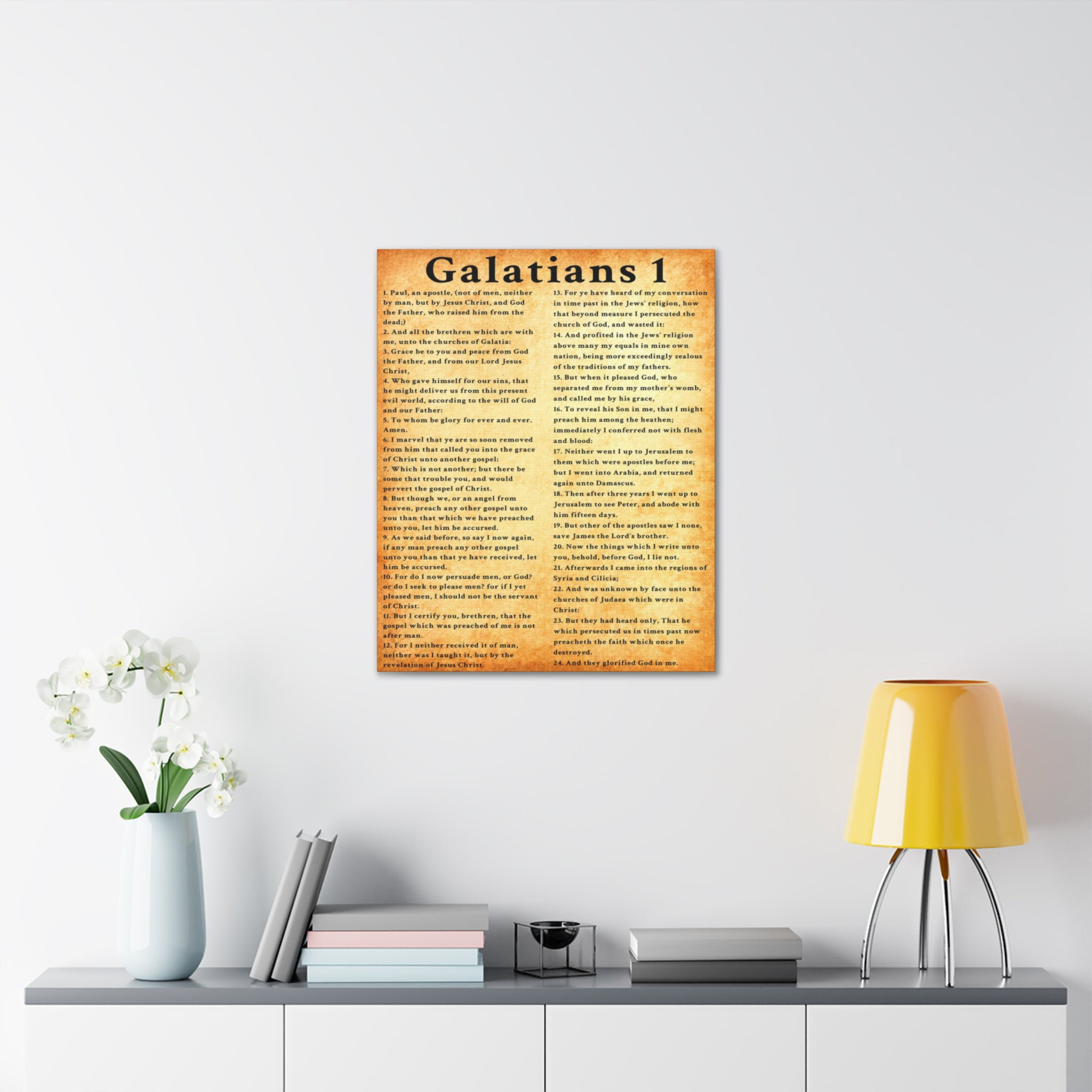Trinx Scripture Walls Galatians 1 Defending the Gospel of Grace Gold ...