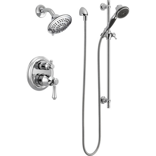 Delta Linden 14 Series Complete Shower System with Rough-in Valve and ...