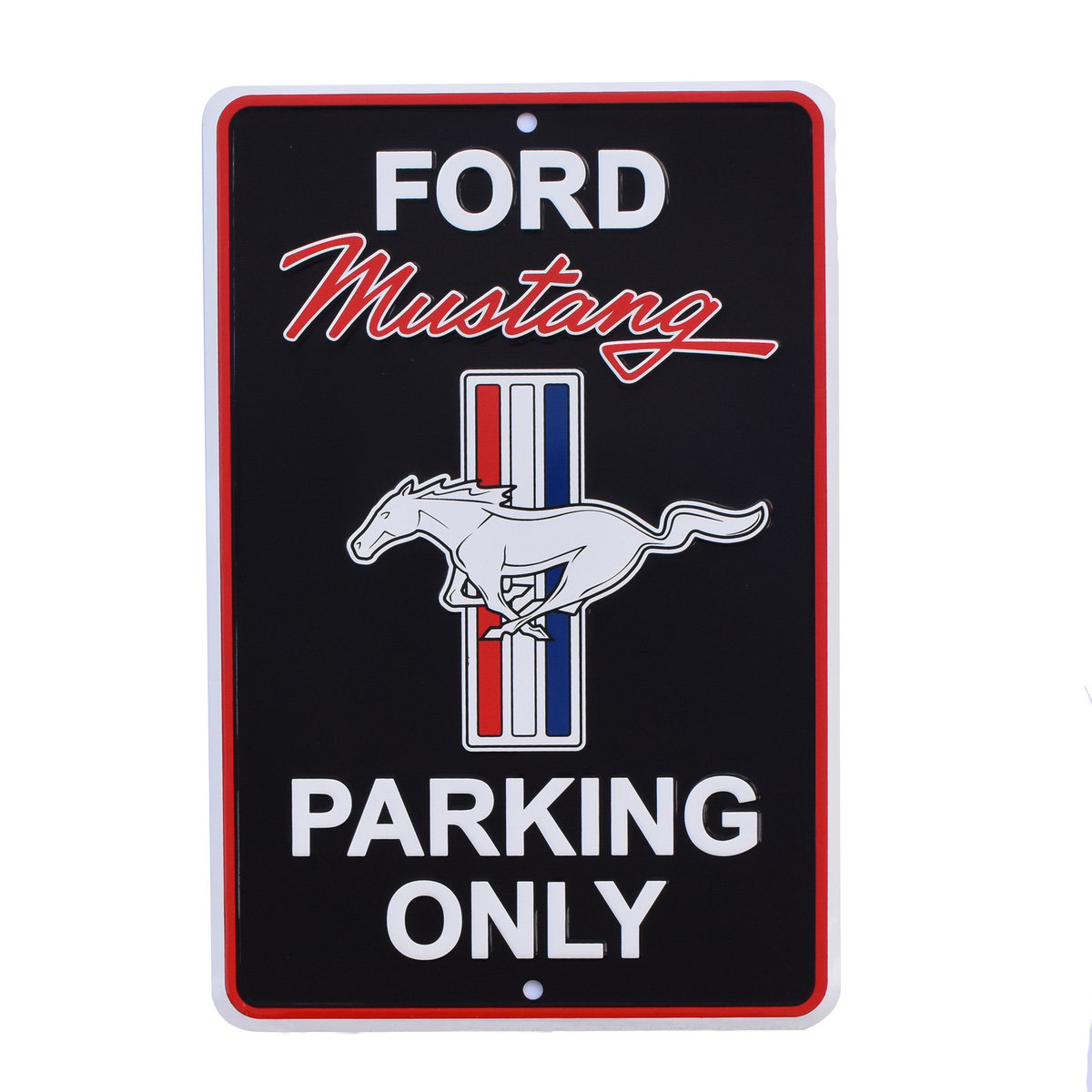 17 Stories Ford Mustang Parking Only Embossed Metal Street Sign Game ...