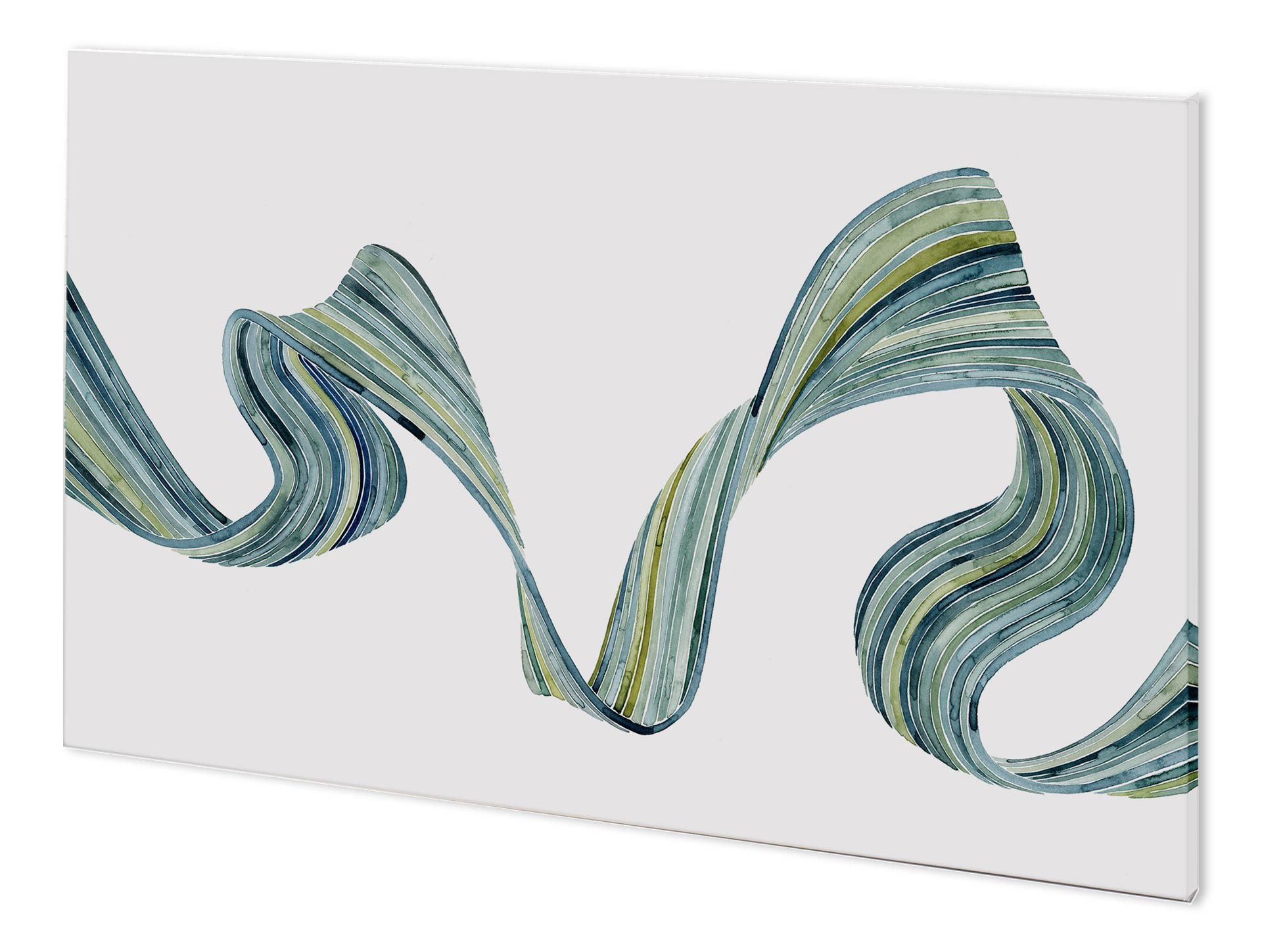 Wrought Studio Ribbon Stream II by Grace Popp a Hand Embelished ...
