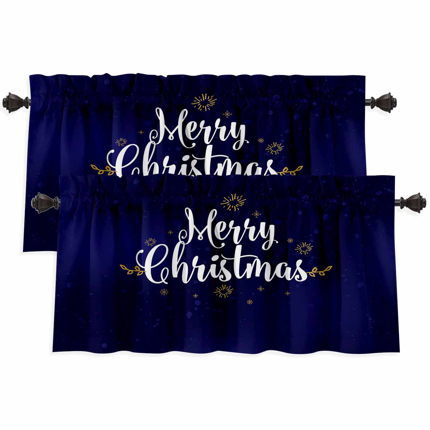 Alcott Hill® Clear 52"W Merry Christmas Banner Greeting Gift Window ...
