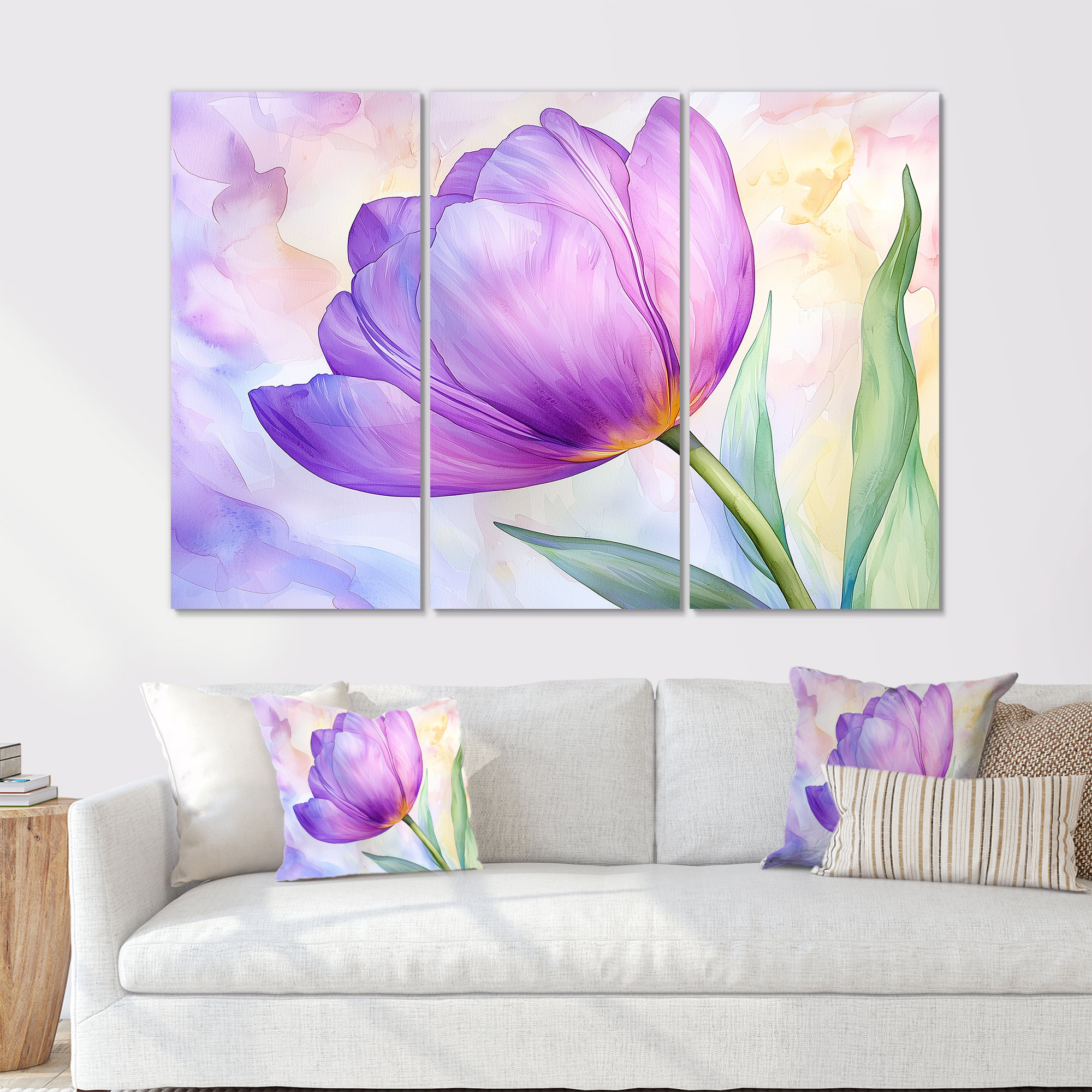East Urban Home Adallyn - Tulip Wall Art Print Set | Wayfair