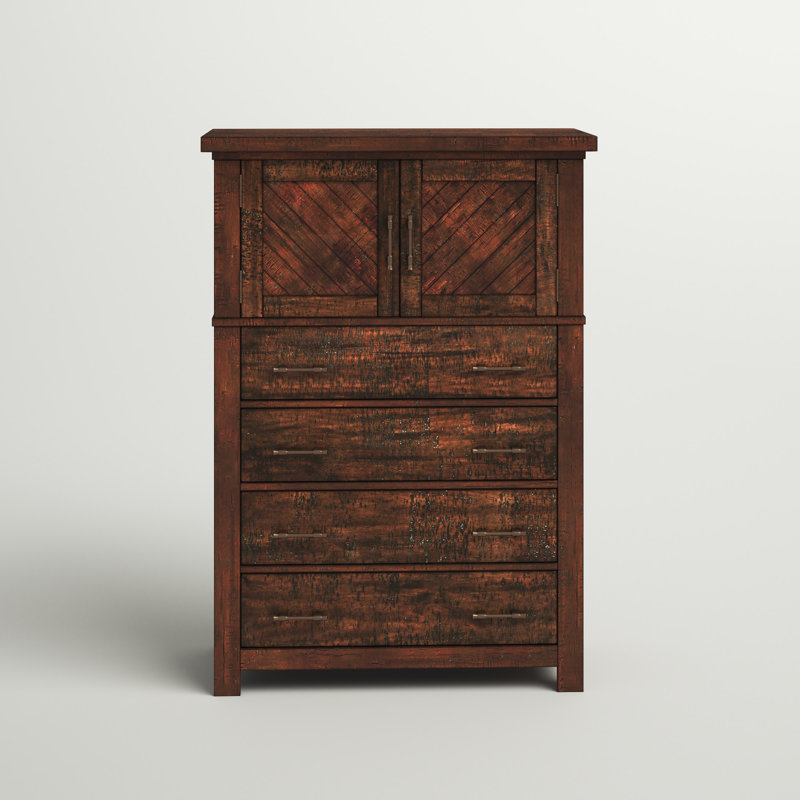 Three Posts™ Ismay 4 Drawer 38'' W Combo Dresser & Reviews | Wayfair