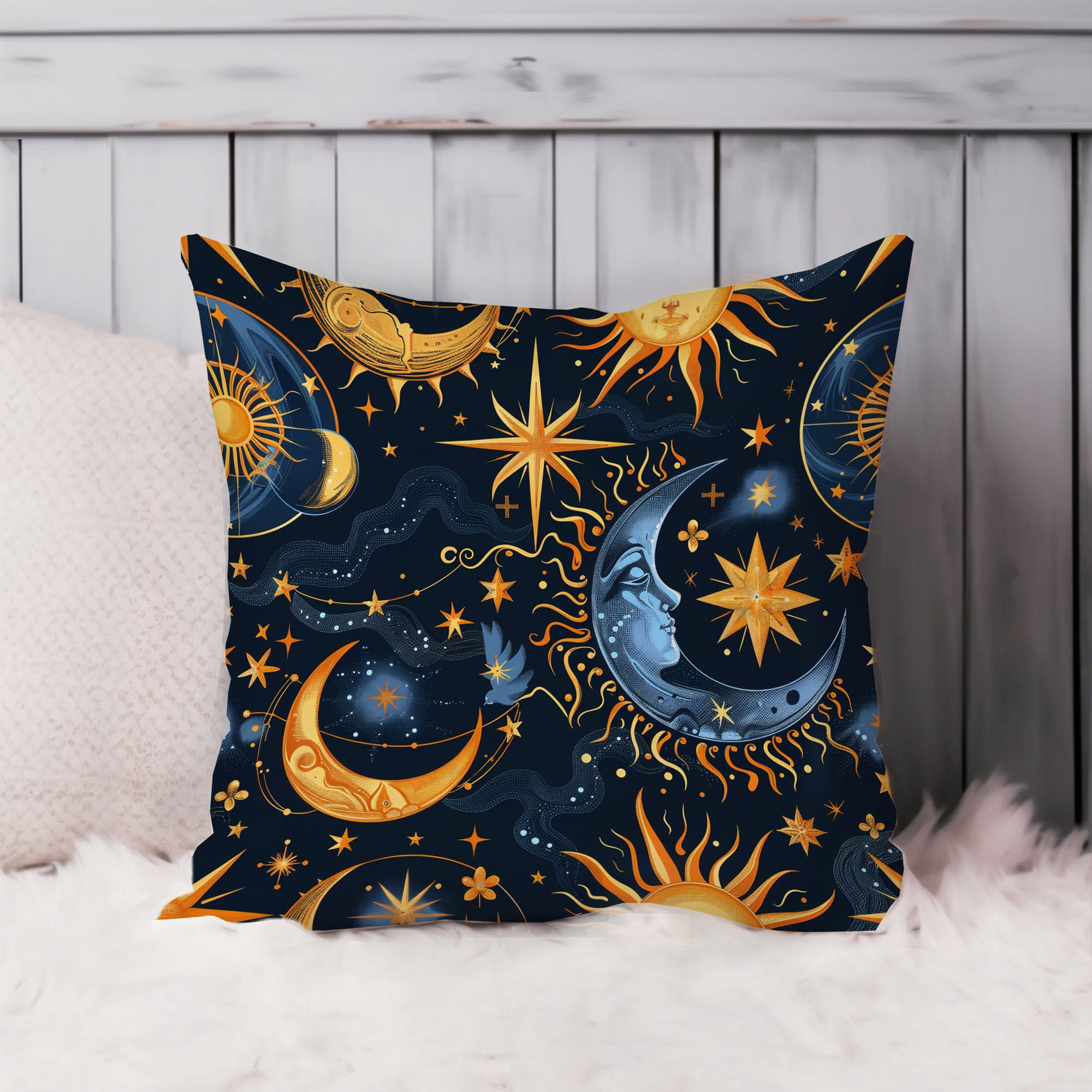 Ethan Taylor Astronomy and Space Stars and Moon III Moons Pillow Cover ...