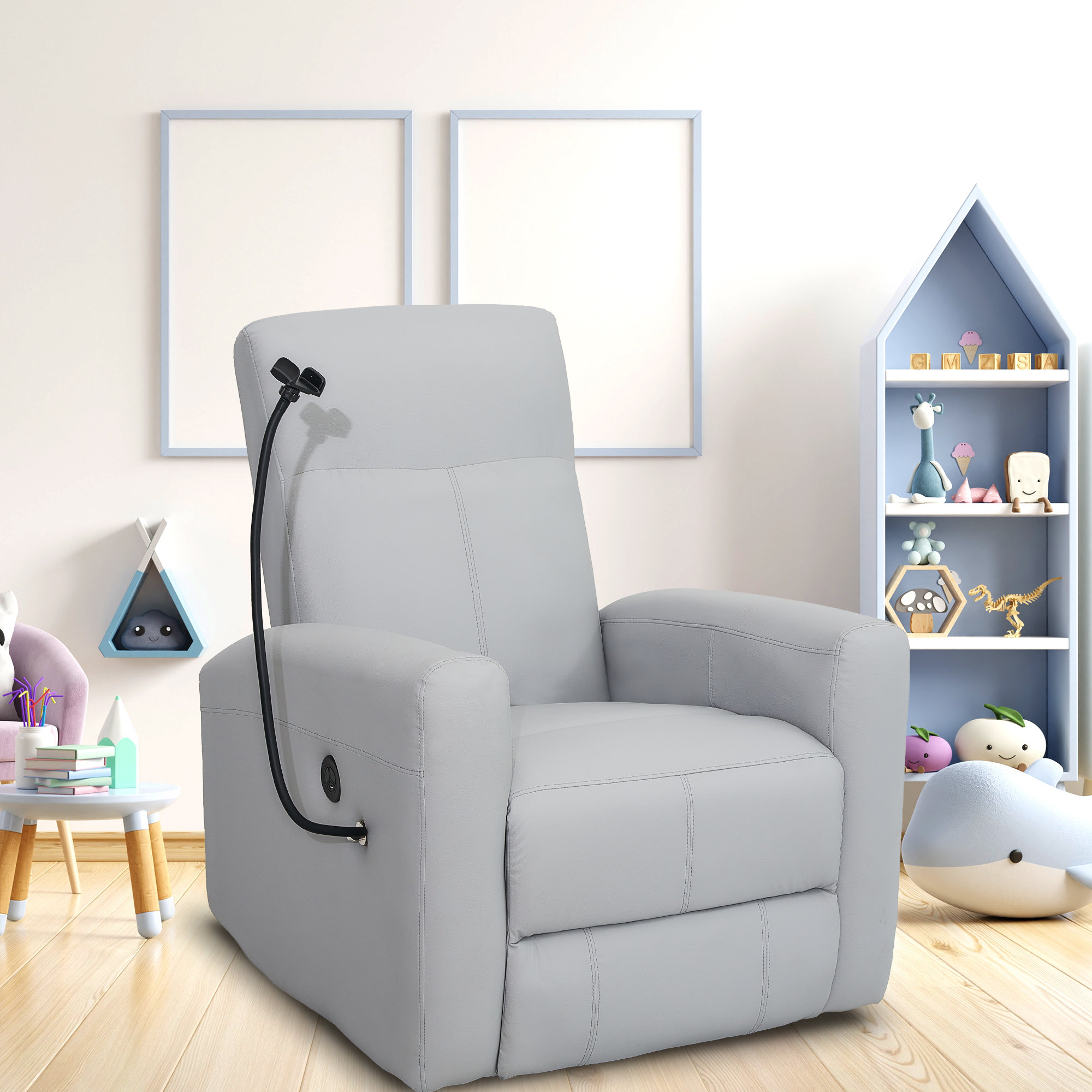 Latitude Run® Swivel Rocker Power Recliner ,swivel Rocker Recliner With ...