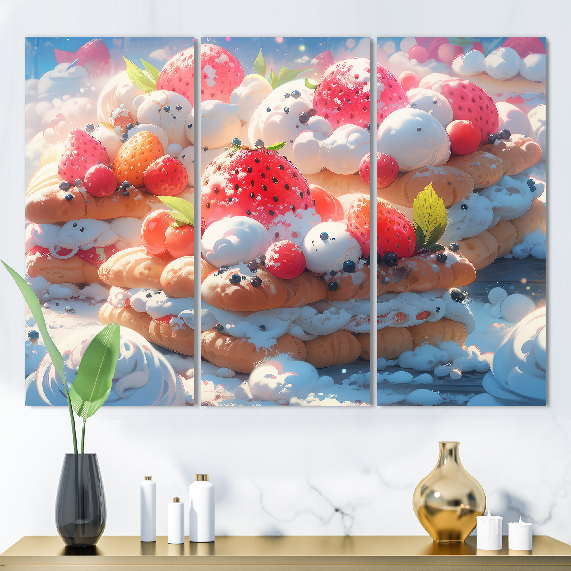 Design Art Tasty Temptations - Meals & Picnics Metal Wall Art Living ...